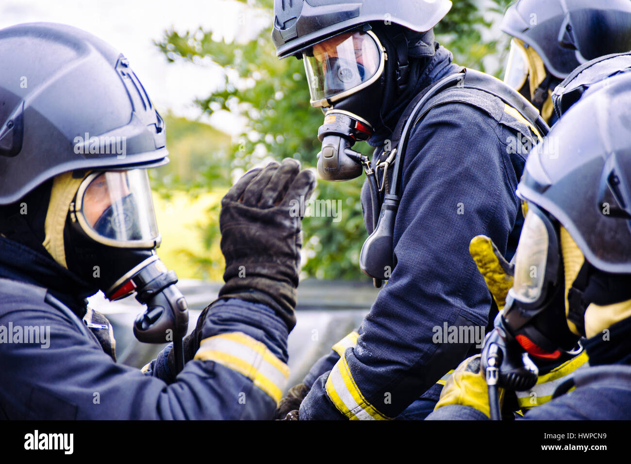 Fire and Rescue Service Training Stock Photo - Alamy