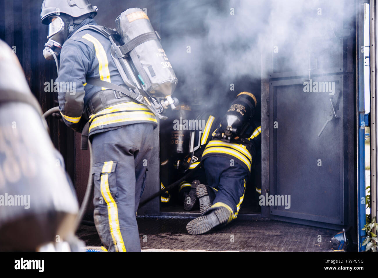 Fire and Rescue Service Training Stock Photo - Alamy