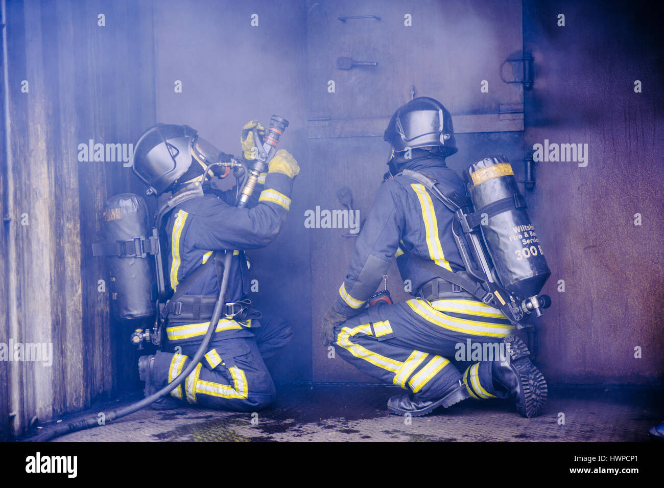 Fire and Rescue Service Training Stock Photo - Alamy