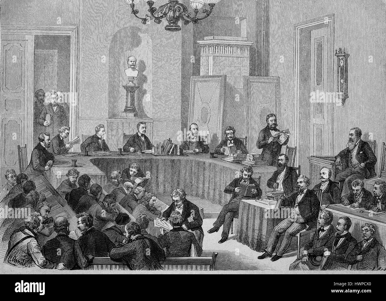 The process of Arnim in the boardroom of the Bailiwick of the city in ...