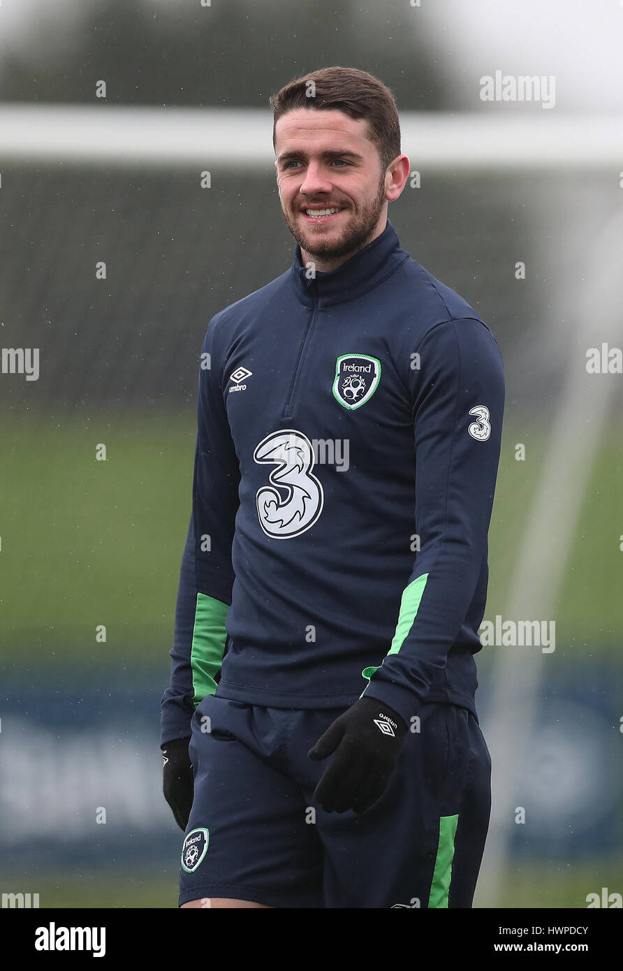Republic of Ireland's Robbie Brady during a training session at the FAI ...