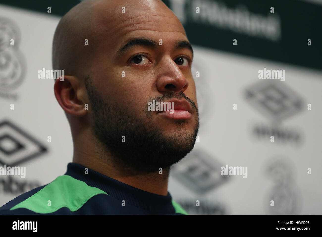 Republic of Ireland's Darren Randolph during a press conference at the ...