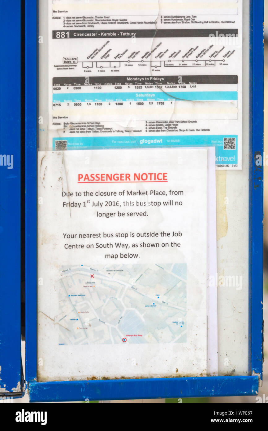 Map of cirencester hi-res stock photography and images - Alamy