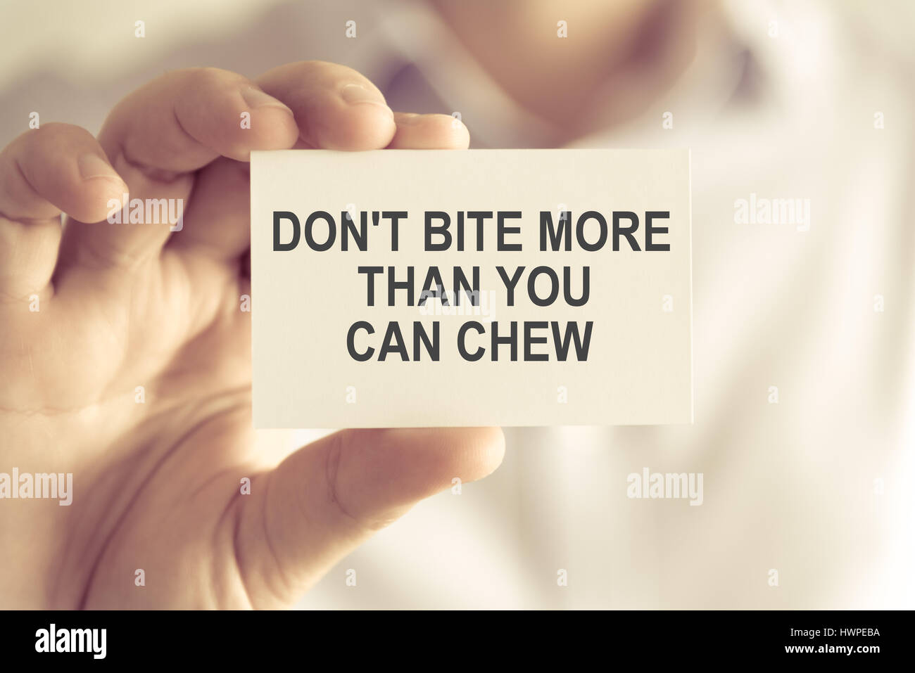 Bite Off More Than You Can Chew Then Chew It