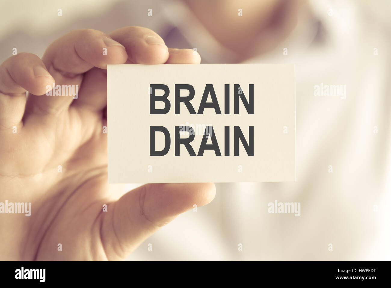Brain drain text hi-res stock photography and images - Alamy