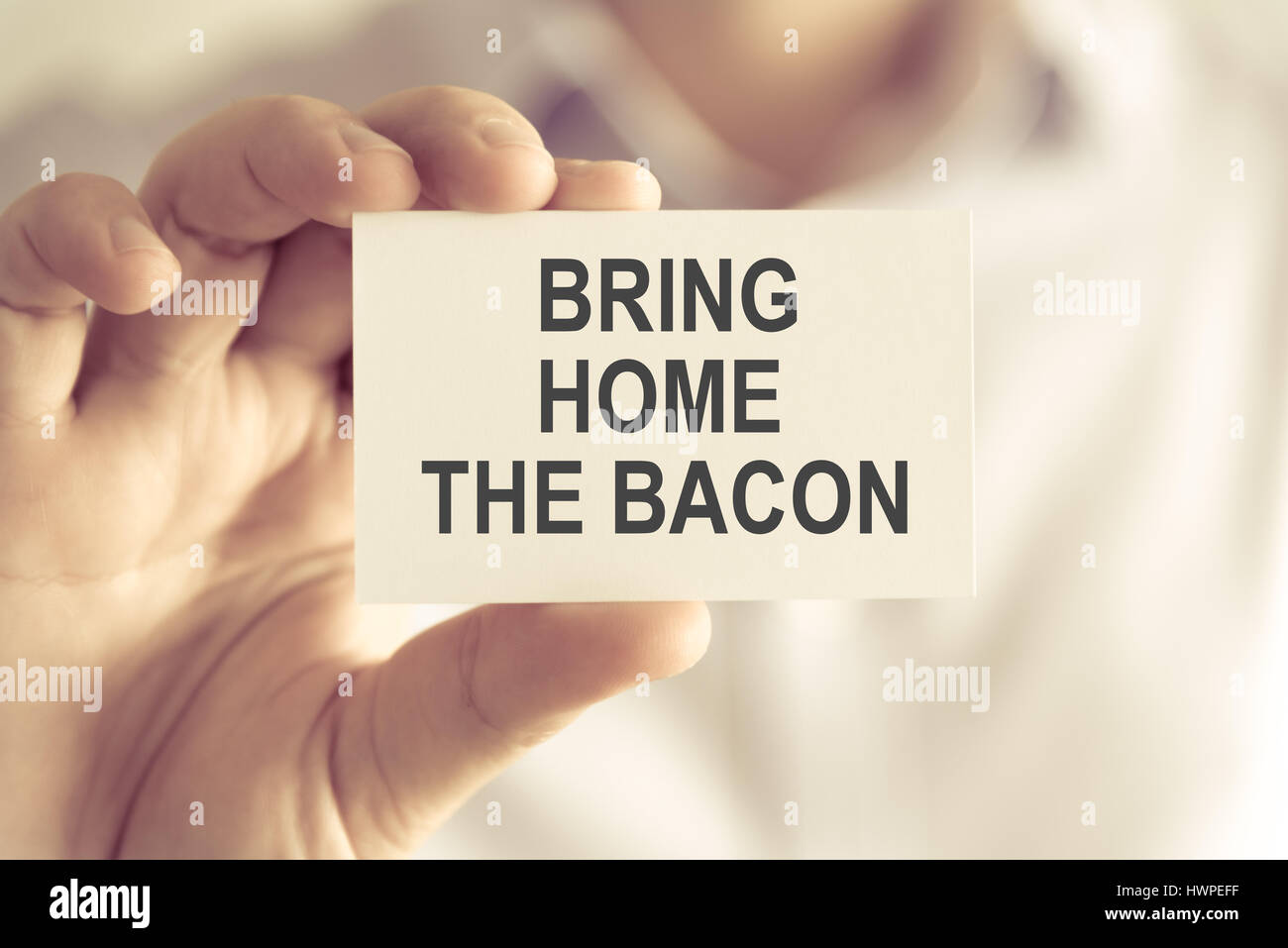 Bring home the bacon hi-res stock photography and images - Alamy
