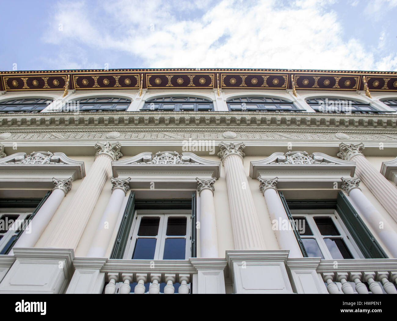architecture exterior window panel of royal castle landmark of tourism ...