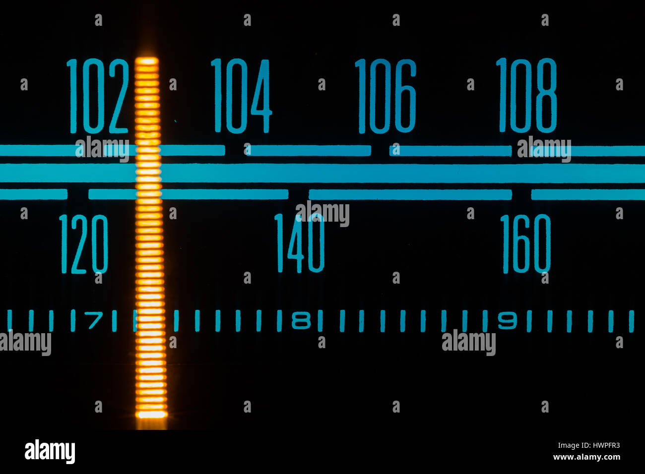 Fm radio dial hi-res stock photography and images - Alamy