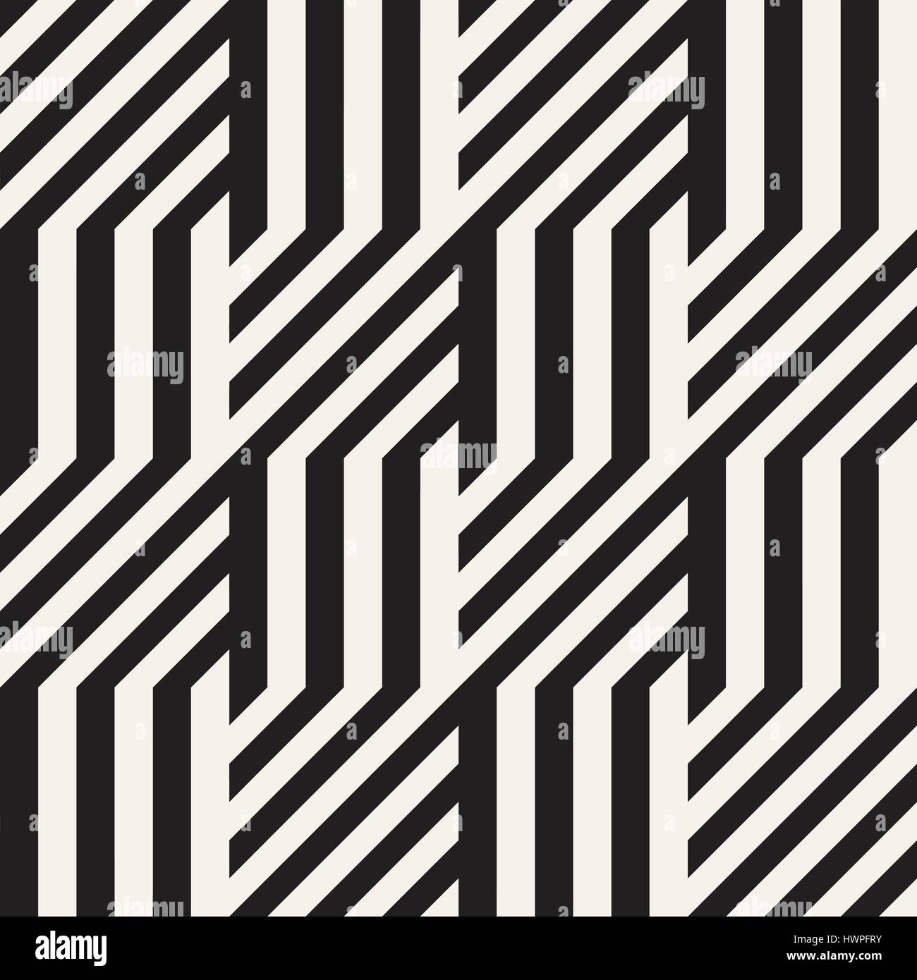 Repeating Slanted Stripes Modern Texture. Monochrome Geometric Seamless ...