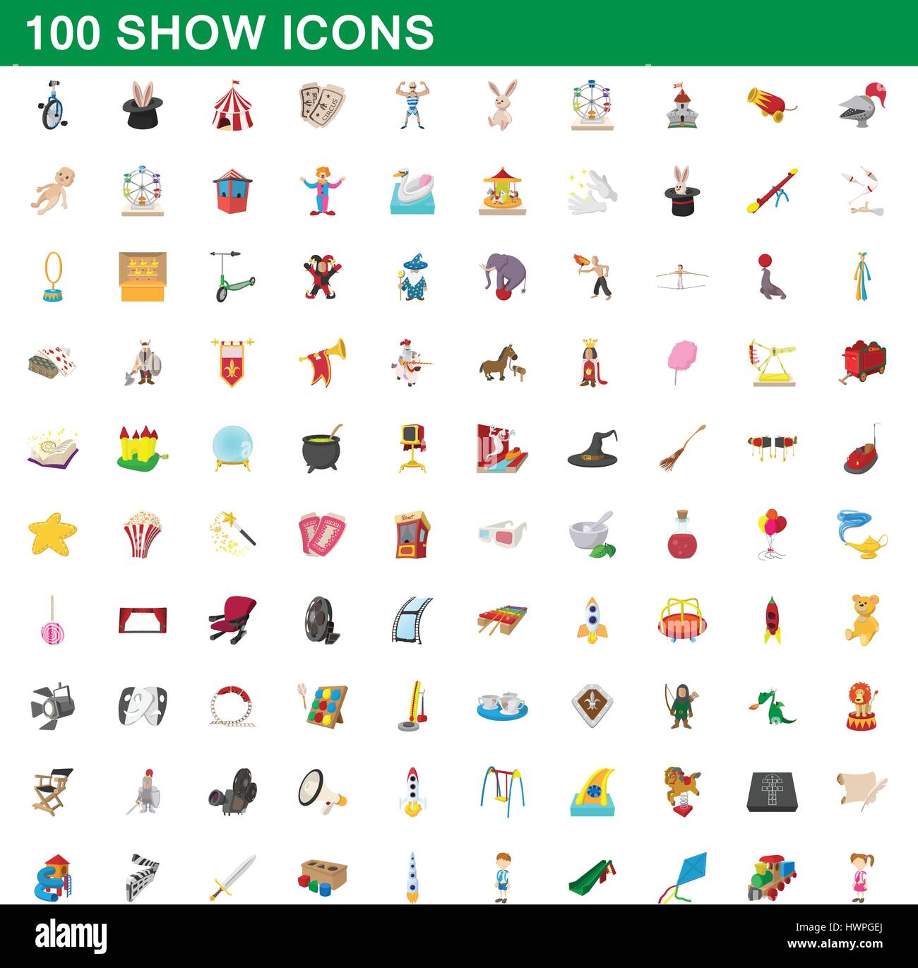 The 100 show Stock Vector Images - Alamy