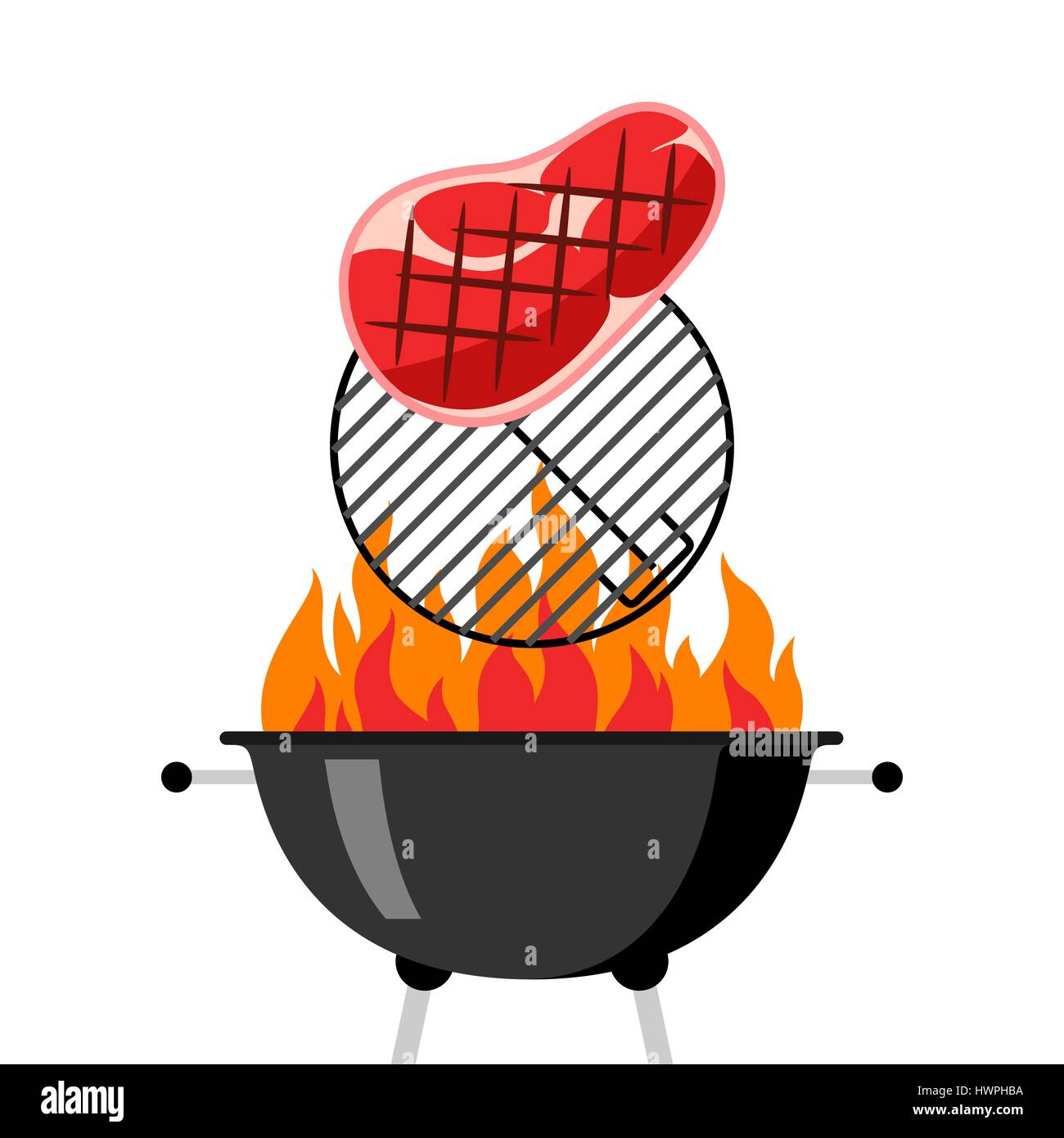 Barbeque grate Stock Vector Images - Alamy