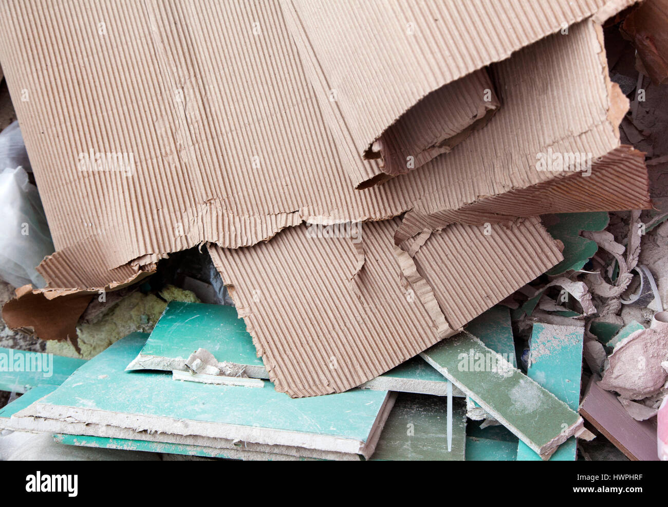 Pile of construction waste hi-res stock photography and images - Alamy