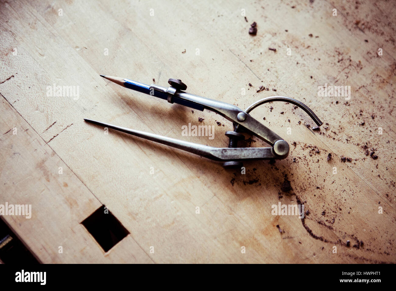 Pencil compass hi-res stock photography and images - Alamy