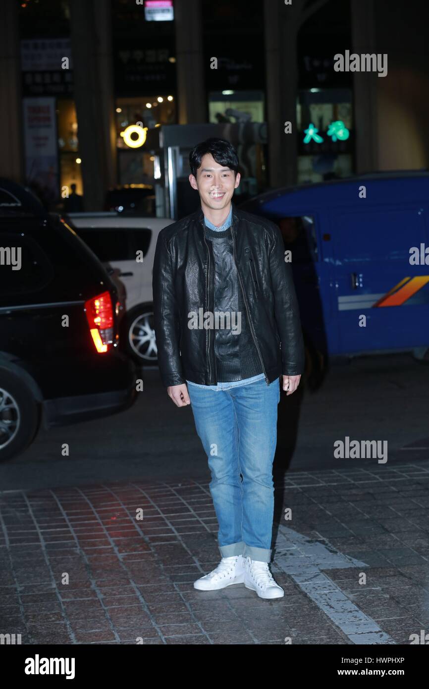 Seoul, Korea. 21st Mar, 2017. Ki joon Um, Seong Ji, Hyeon-kyung Eom and ...