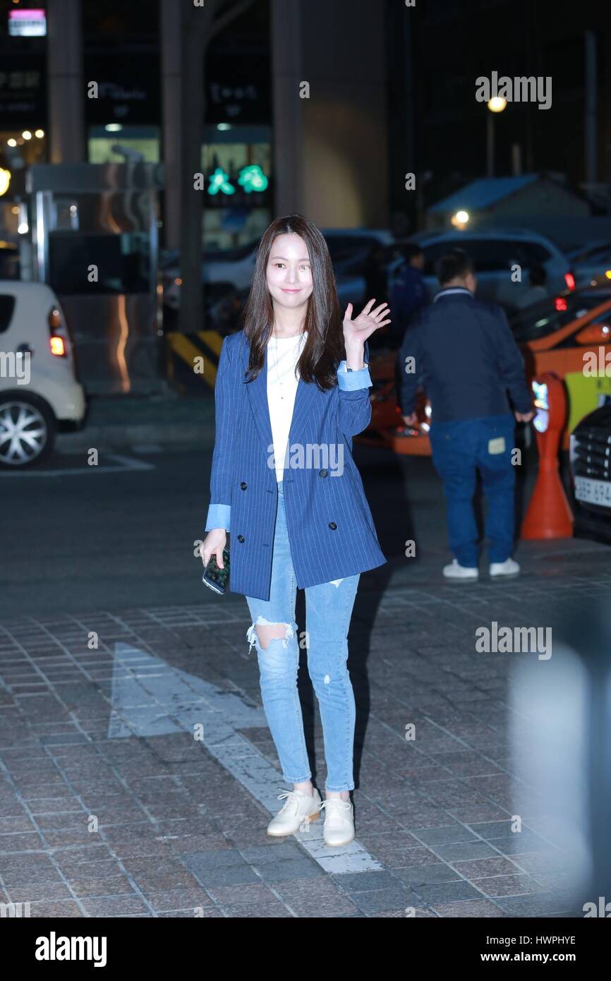 Seoul, Korea. 21st Mar, 2017. Ki joon Um, Seong Ji, Hyeon-kyung Eom and ...