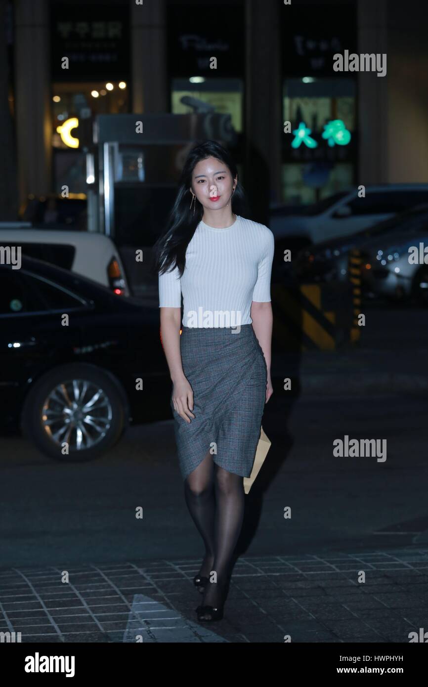 Seoul, Korea. 21st Mar, 2017. Ki joon Um, Seong Ji, Hyeon-kyung Eom and ...