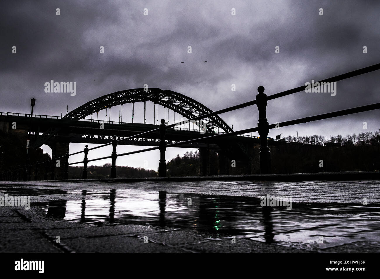 Sunderland, UK. 22nd Mar, 2017. UK Weather. It was a very wet start in ...