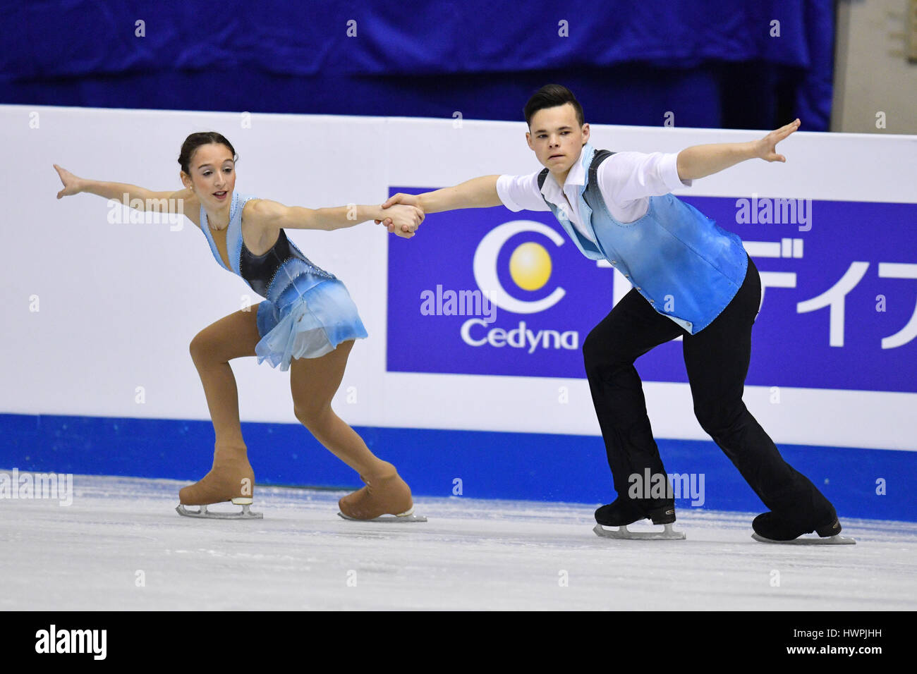 Taipei, Taiwan. 15th Mar, 2017. Hailey Esther Kops & Artem Tsoglin (ISR ...
