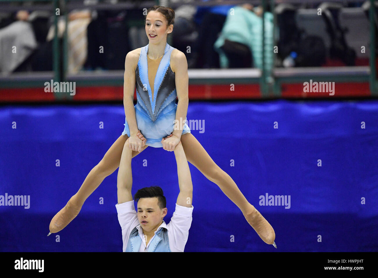Taipei, Taiwan. 15th Mar, 2017. Hailey Esther Kops & Artem Tsoglin (ISR ...