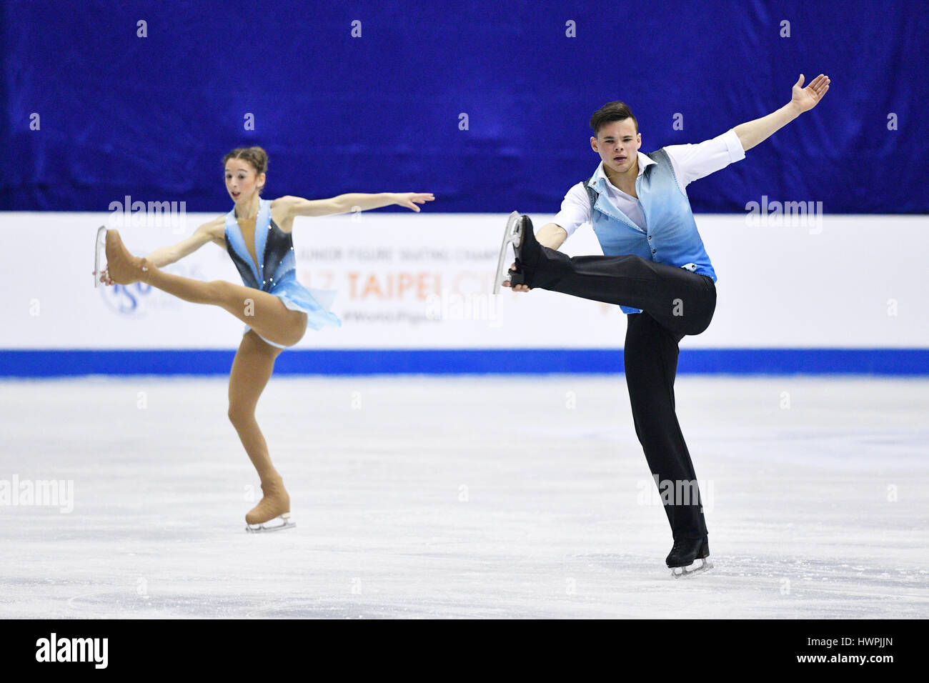Taipei, Taiwan. 15th Mar, 2017. Hailey Esther Kops & Artem Tsoglin (ISR ...