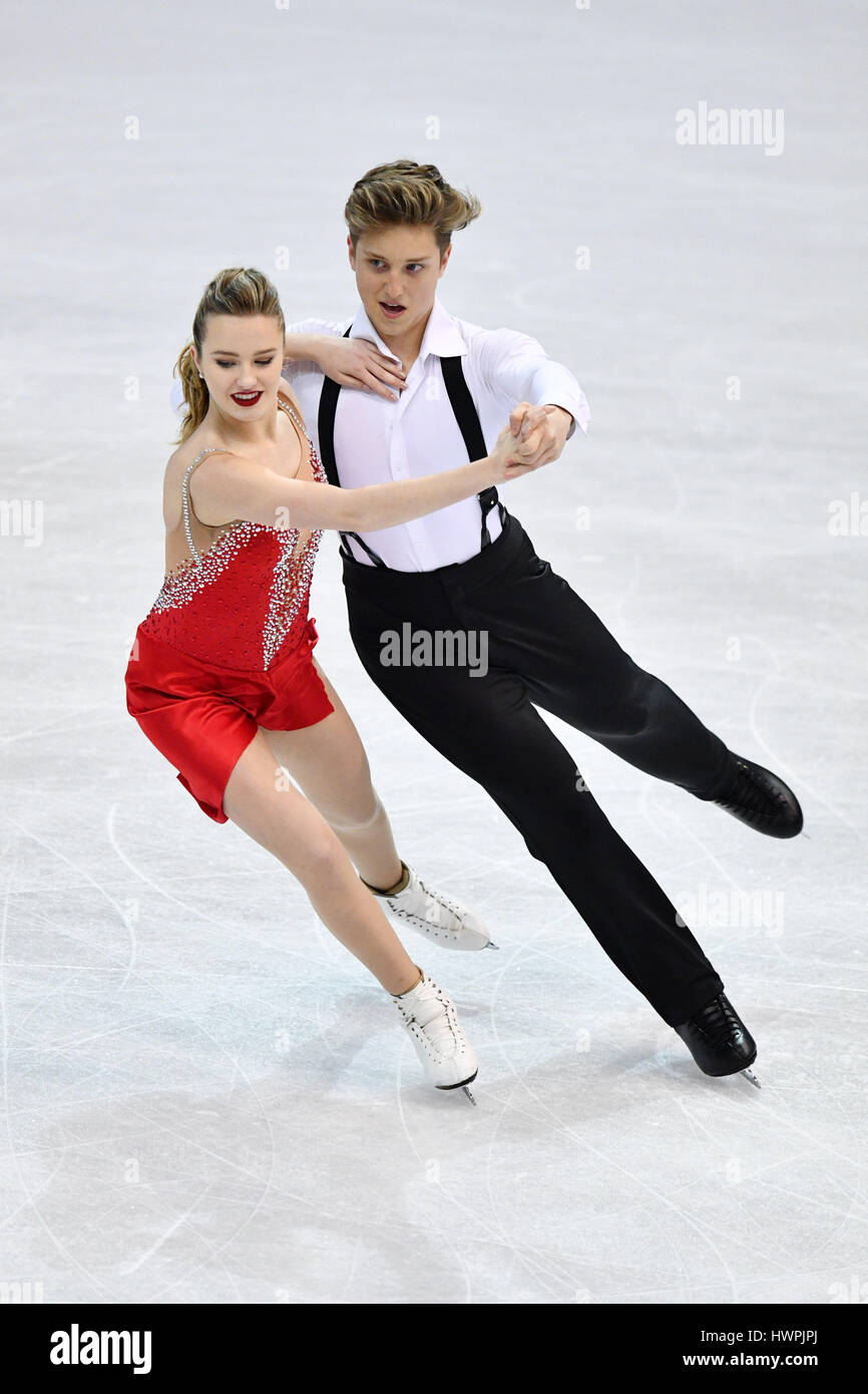 Taipei, Taiwan. 16th Mar, 2017. Christina Carreira & Anthony ...