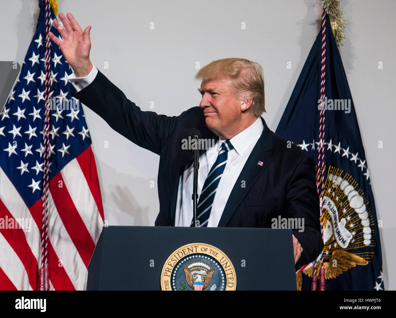 Washington, DC, USA. 21st Mar, 2017. United States President Donald J ...