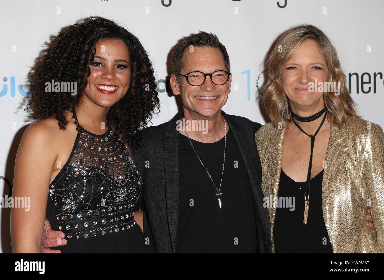 BEVERLY HILLS, CA - March 21: Philip Wagner, Tristan Mcintosh, Holly ...
