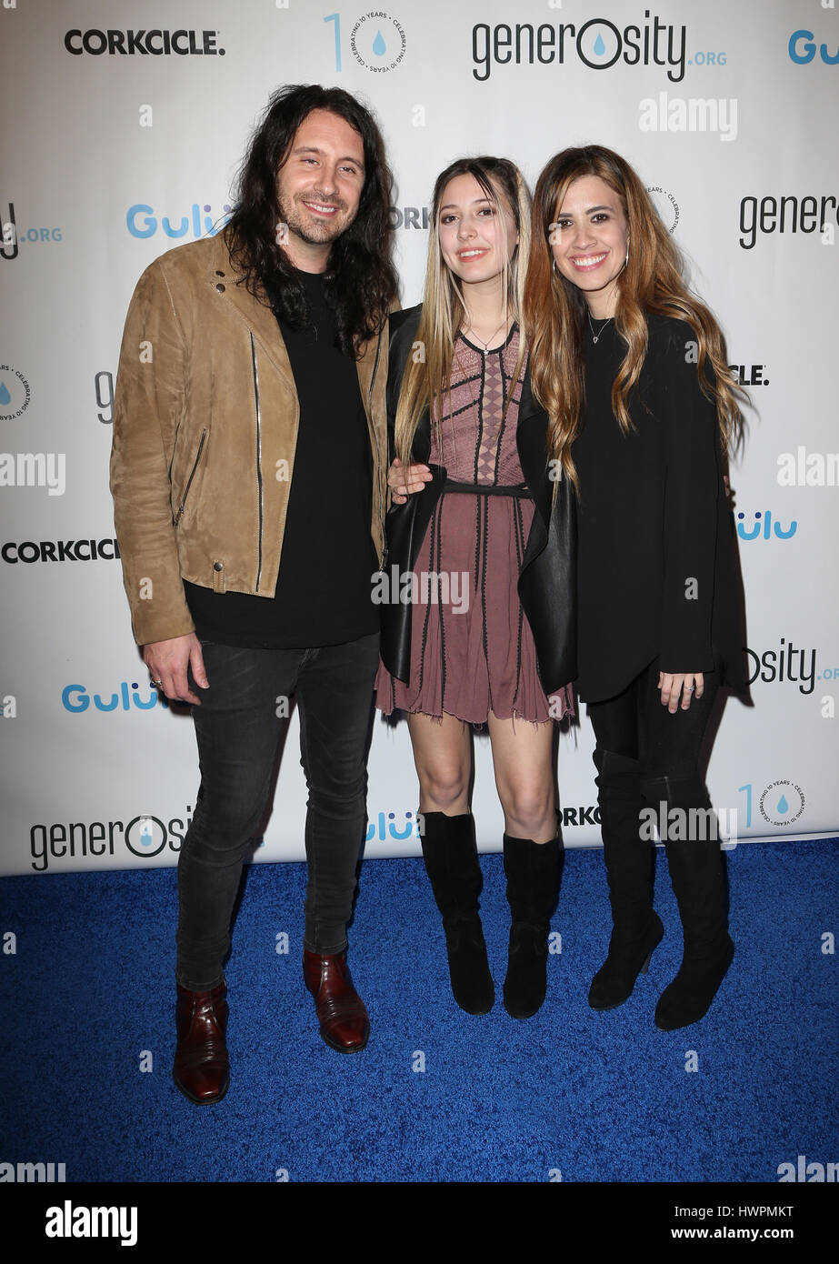 Beverly Hills, USA. 21st Mar, 2017. Ryan Edgar, Nikki Edgar, Jaslyn ...
