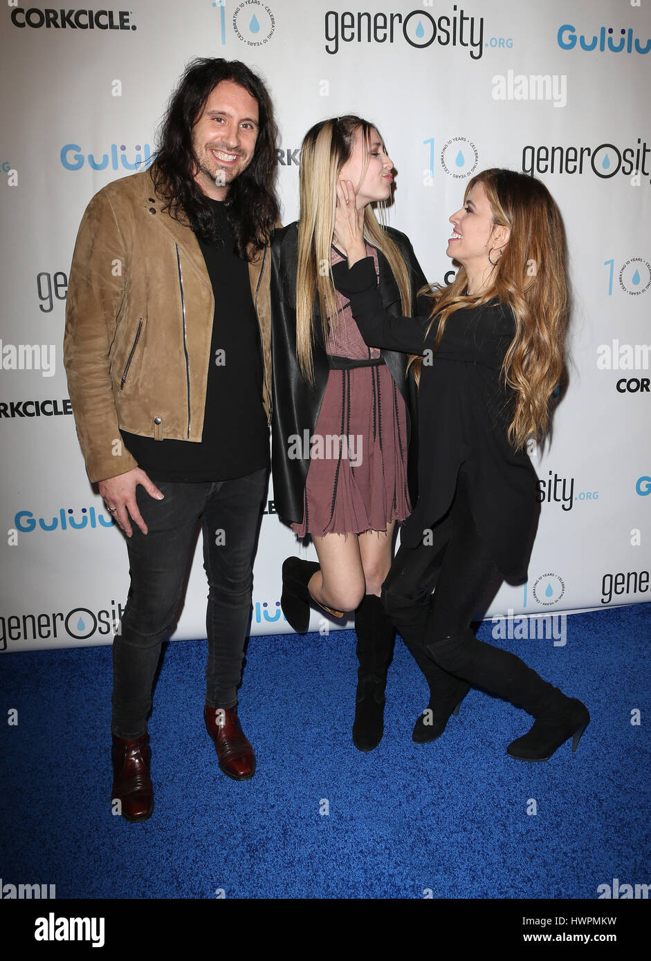 Beverly Hills, USA. 21st Mar, 2017. Ryan Edgar, Nikki Edgar, Jaslyn ...