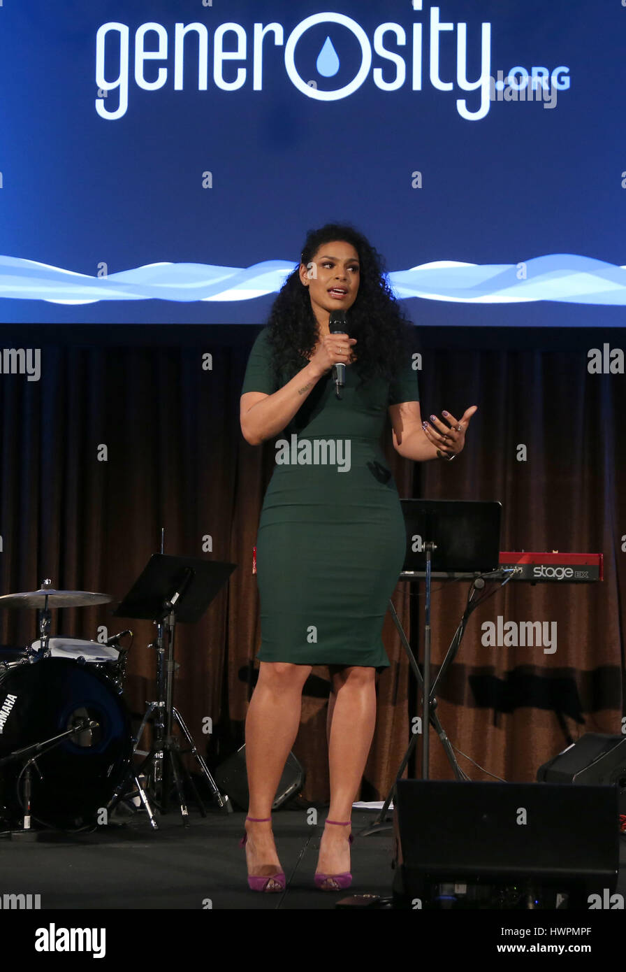 Beverly Hills, Ca. 21st Mar, 2017. Jordin Sparks, At Generosity.org Fundraiser For World Water ...