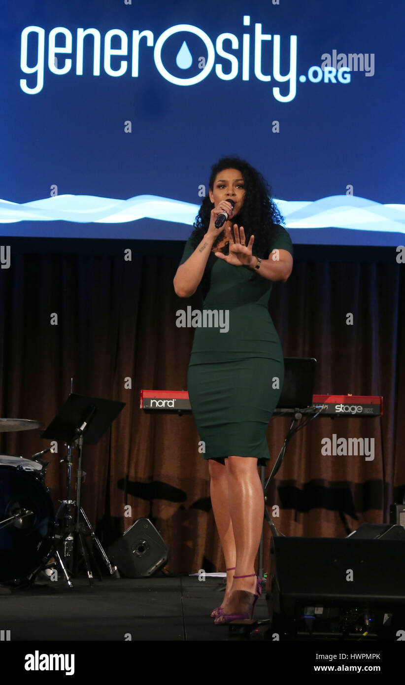 Beverly Hills, Ca. 21st Mar, 2017. Jordin Sparks, At Generosity.org Fundraiser For World Water ...
