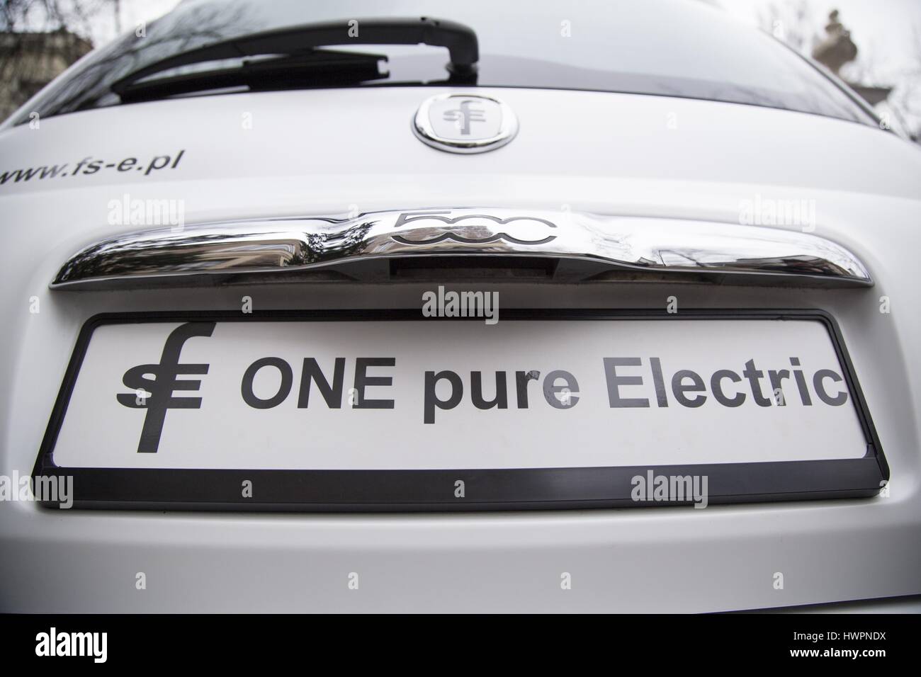 Warsaw, Poland. 21st Marhc 2017. First Polish pure electric car is ...