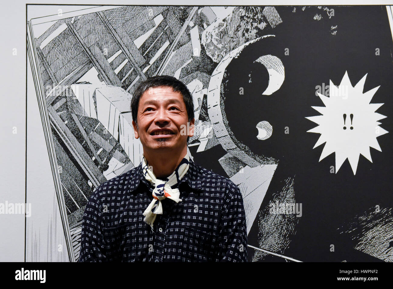 London, UK. 22 March 2017. Architect Keisuke Oka is seen in front of ...
