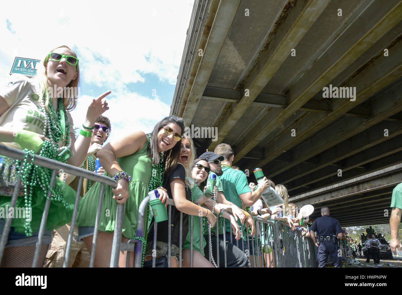Louisiana, USA. 18th Mar, 2017. Baton Rouge's St Patrick's Day parade ...