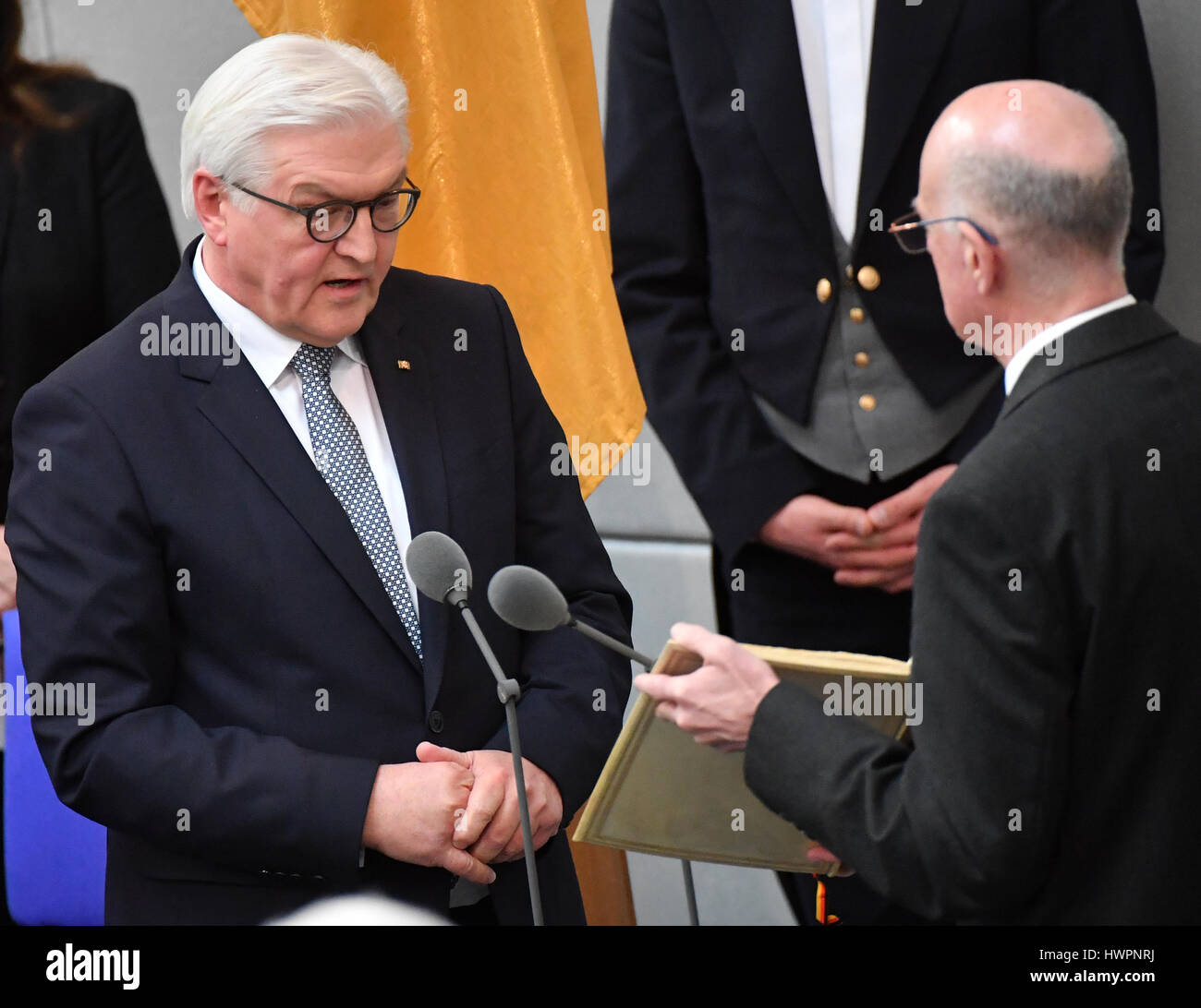 Berlin, Germany. 22nd Mar, 2017. The new federal president Frank-Walter ...