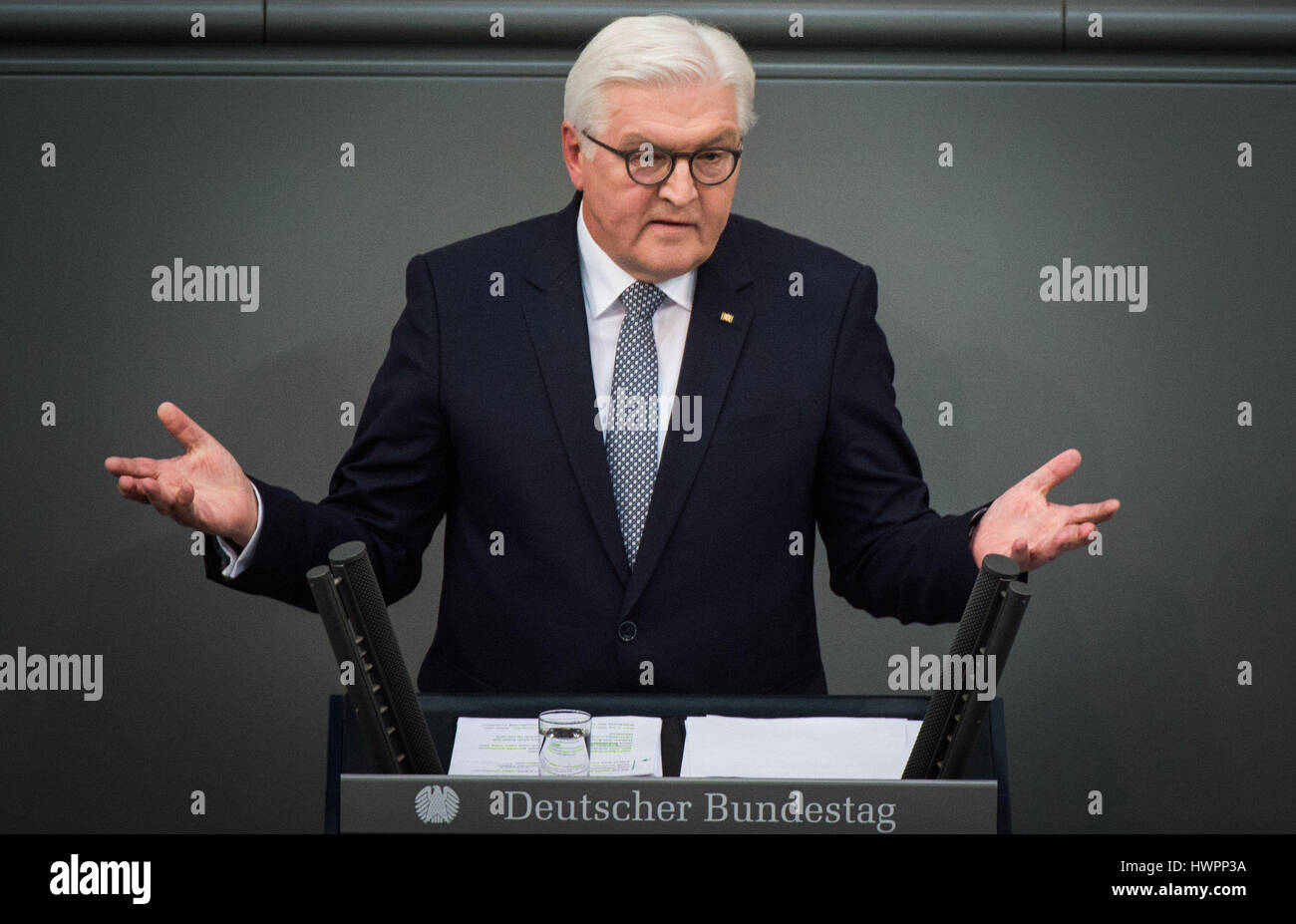 Berlin, Germany. 22nd Mar, 2017. The new President of Germany, Frank ...