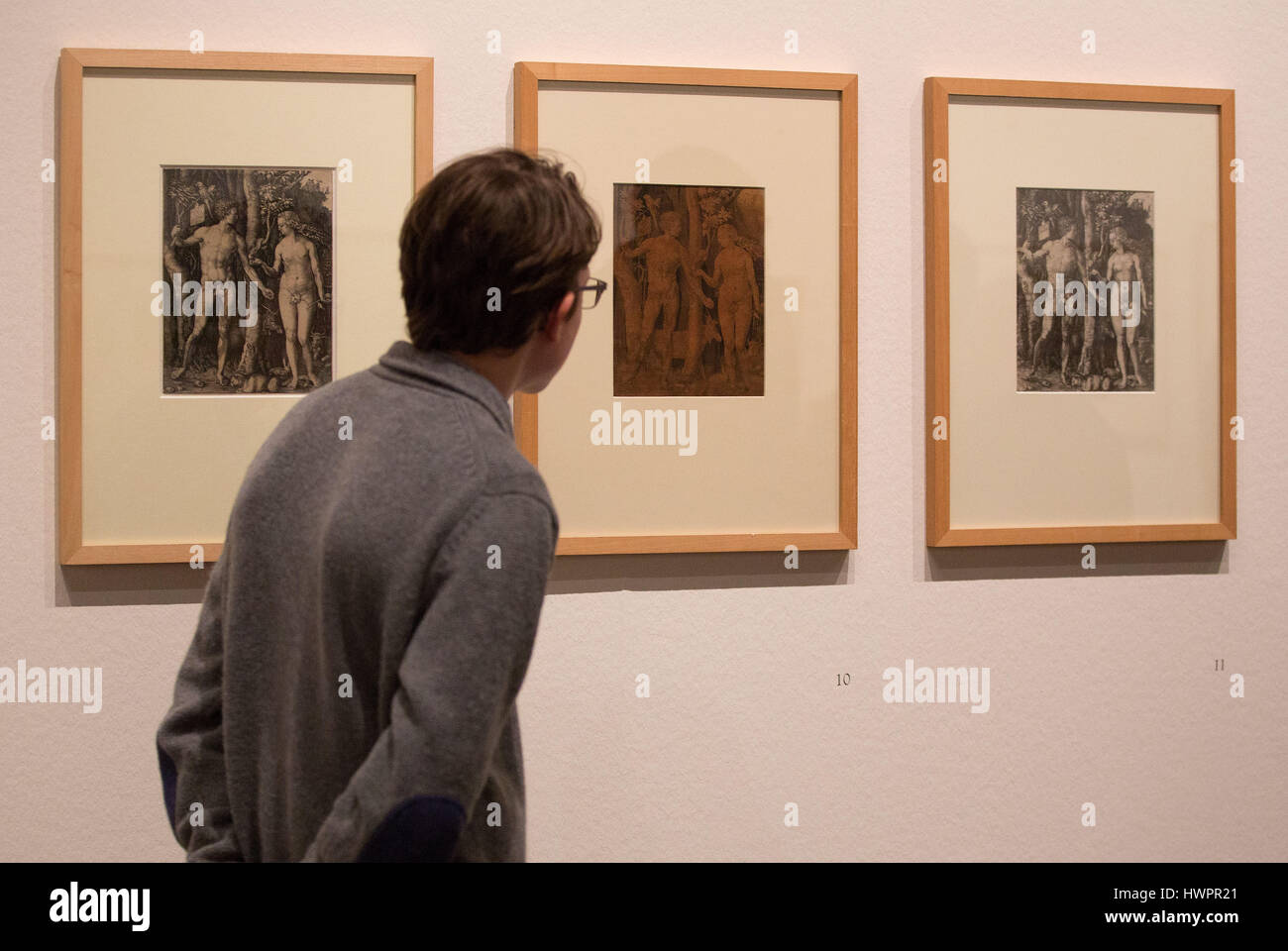 Cologne, Germany. 22nd Mar, 2017. The original, the reproduction and a ...