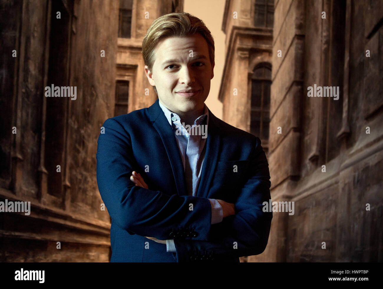 Berlin, Germany. 22nd Mar, 2017. The US journalist Ronan Farrow during ...