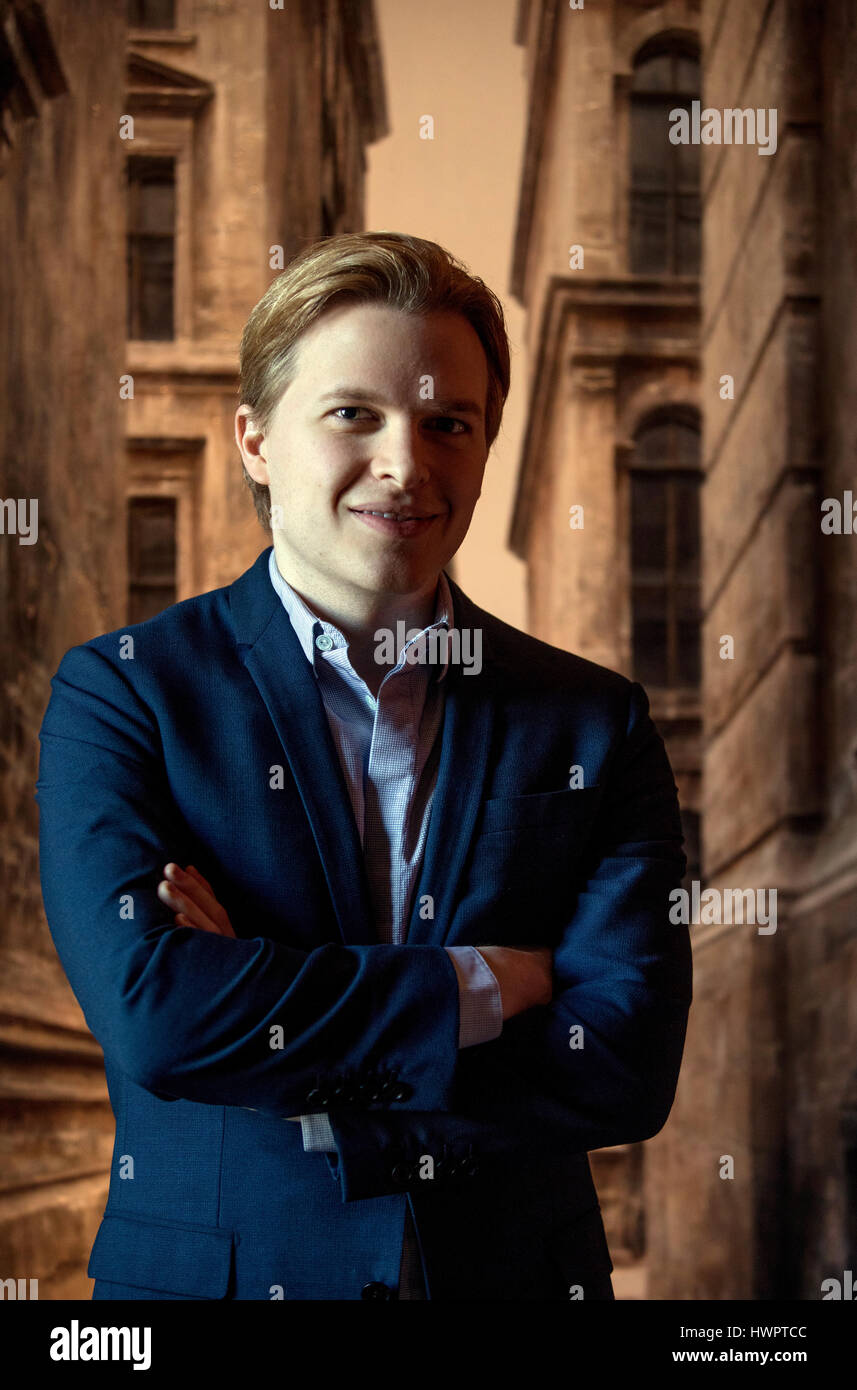 Berlin, Germany. 22nd Mar, 2017. The US journalist Ronan Farrow during ...