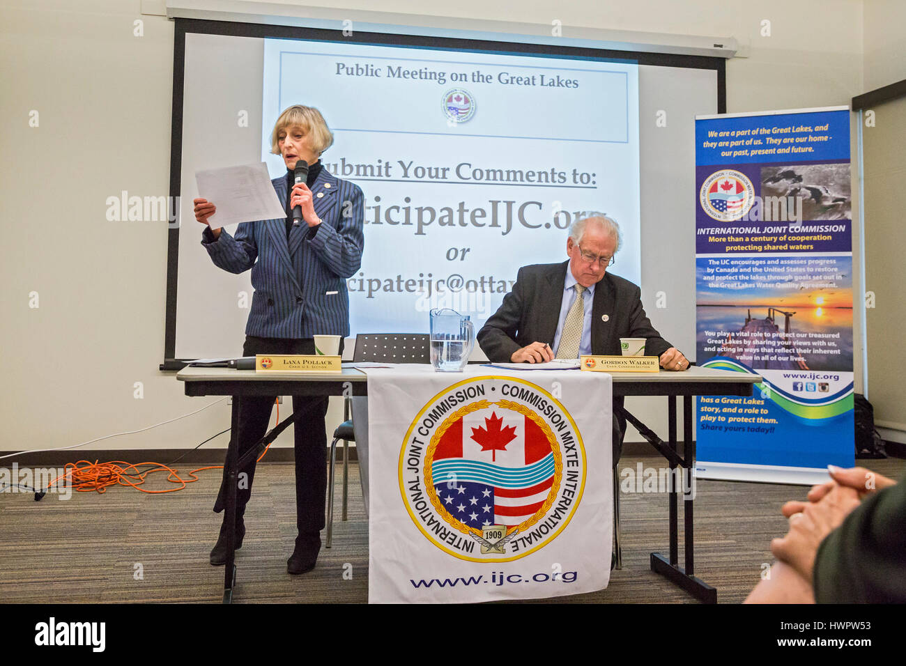 Detroit, Michigan USA. 21st March 2017. The International Joint ...