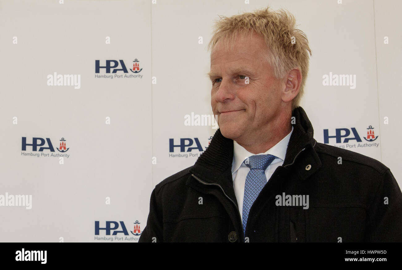 Hamburg, Germany. 22nd Mar, 2017. Jens Meier, chairman of the Hamburg ...