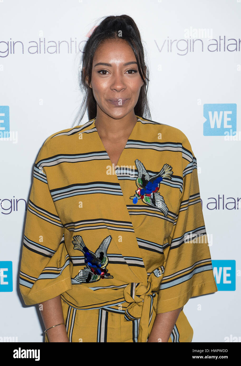 London, UK. 22nd March 2017. Yasmin Evans attends the WE Day UK, SSE ...
