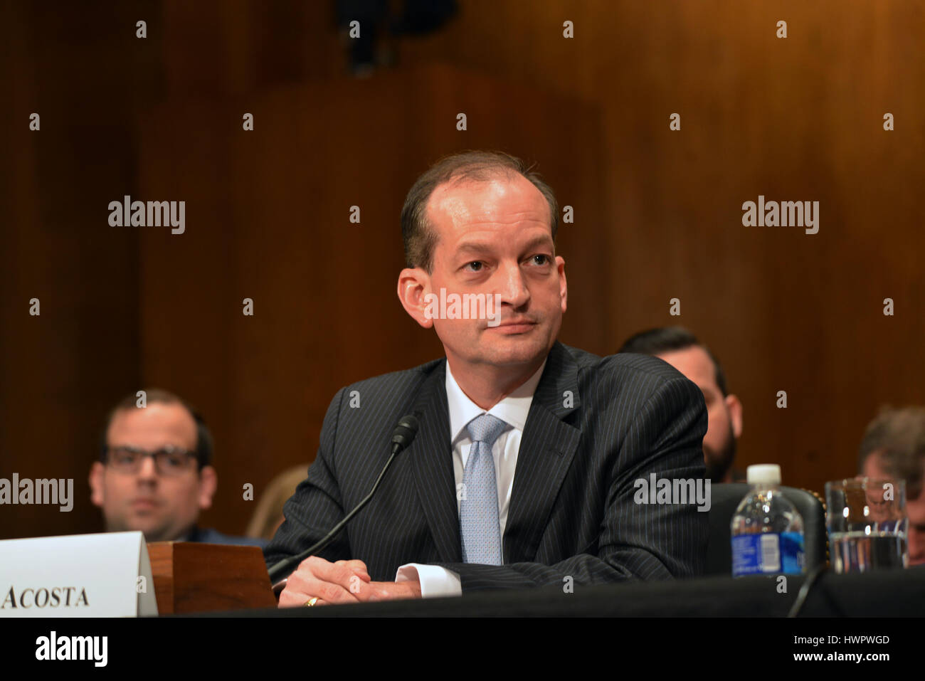 Washington DC, USA. 22nd March 2017. Alexander Acosta testifies at his ...