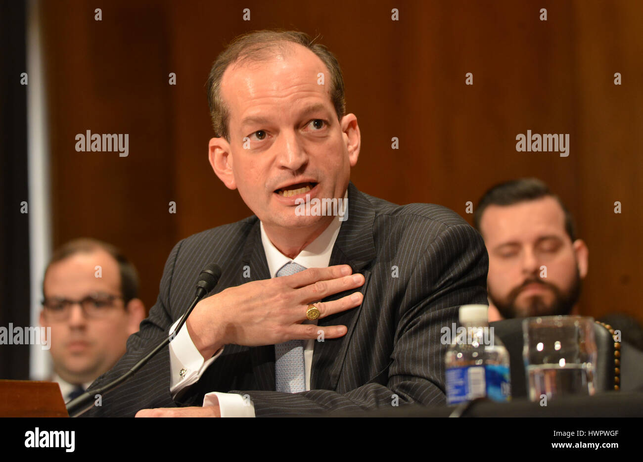 Washington DC, USA. 22nd March 2017. Alexander Acosta testifies at his ...