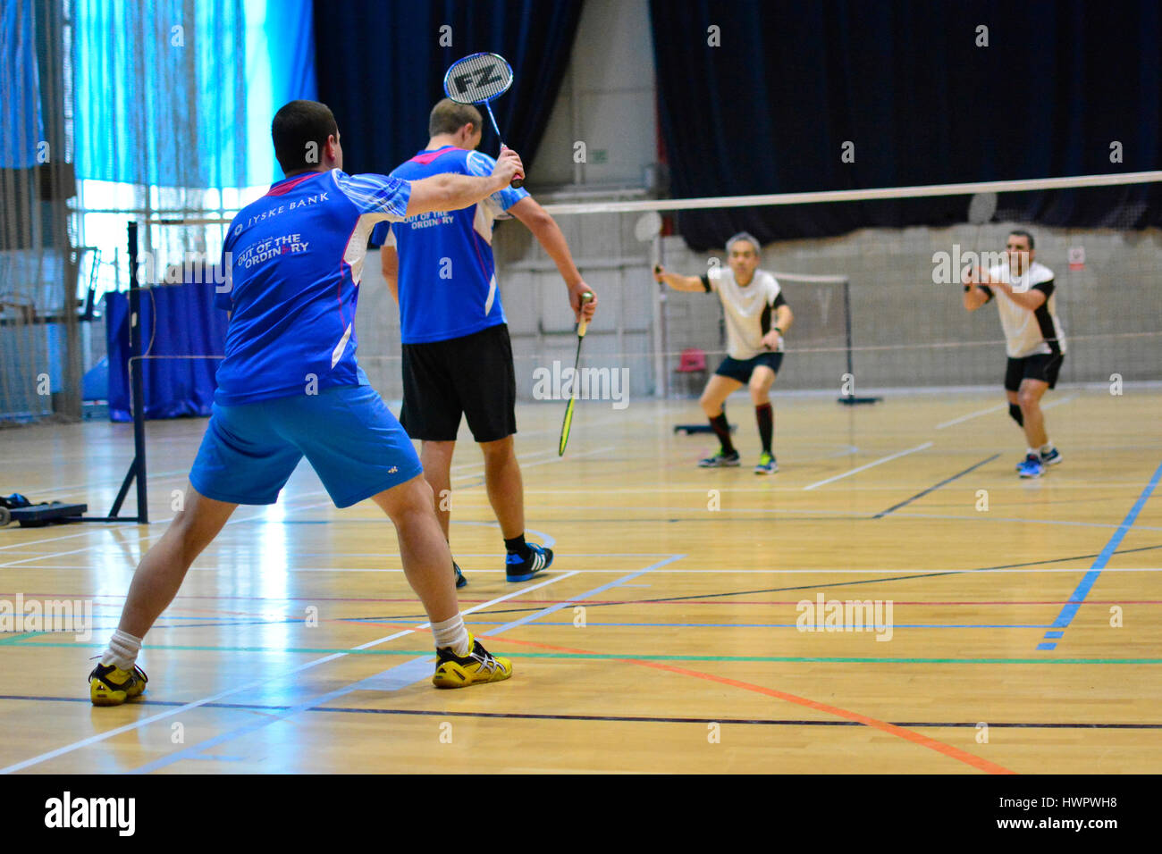 Badminton competition kickoff hi-res stock photography and images - Alamy