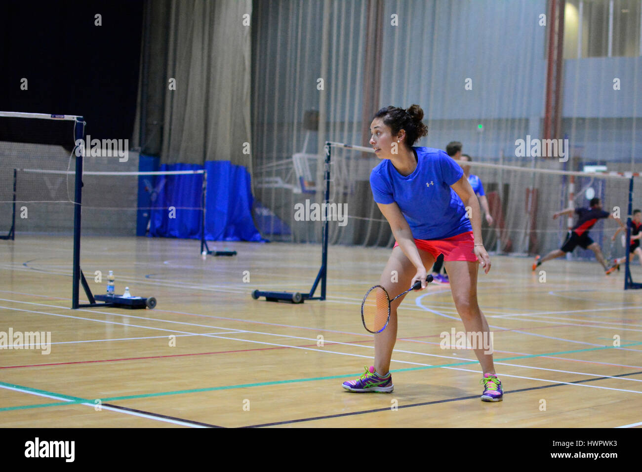 Badminton competition kickoff hi-res stock photography and images - Alamy