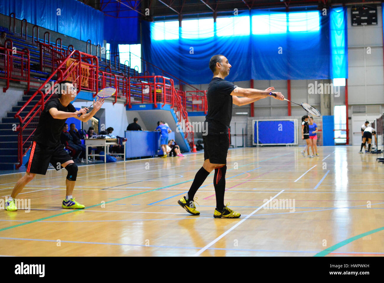 Badminton competition kickoff hi-res stock photography and images - Alamy
