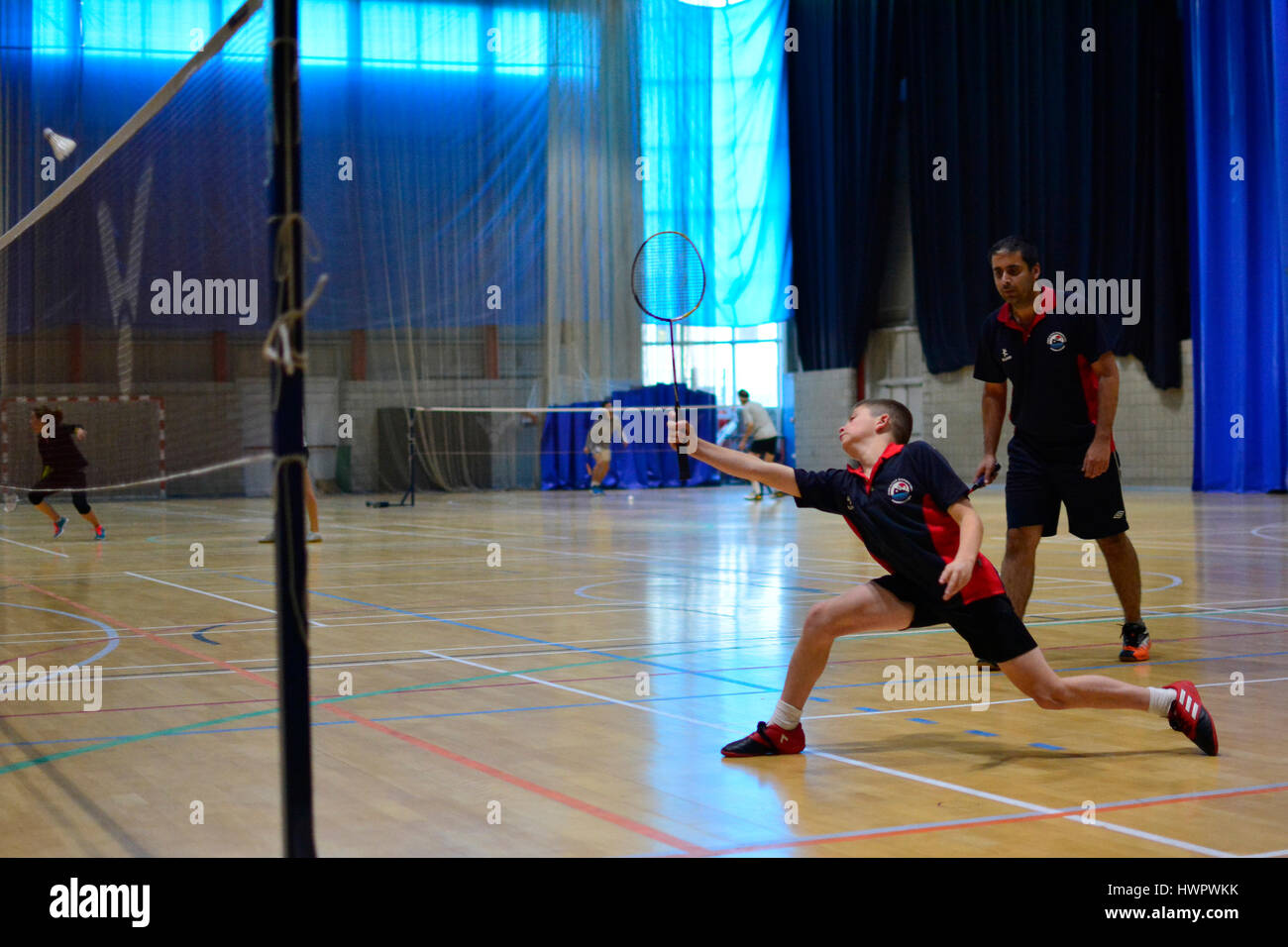 Badminton competition kickoff hi-res stock photography and images - Alamy