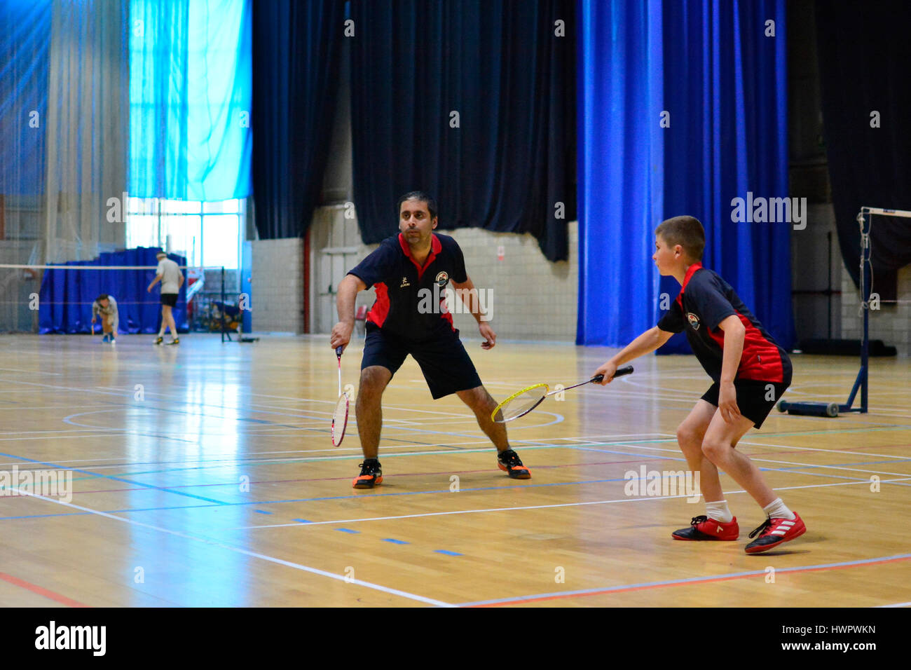 Badminton competition kickoff hi-res stock photography and images - Alamy