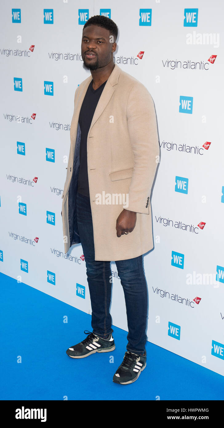 London, UK. 22nd March 2017. Karl Lokko attends the WE Day UK, SSE ...